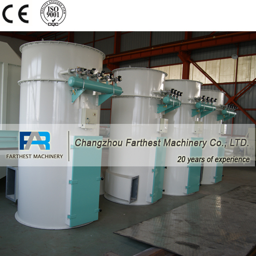 Poultry Feed Flour Mill Dust Collector Filtering Machine With Cyclone