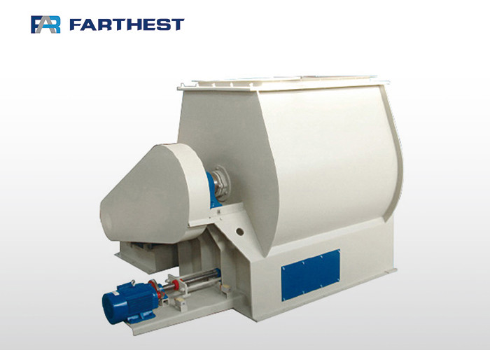 380 Voltage Single Shaft Paddle Mixer For Organic Fertilizer Production ...